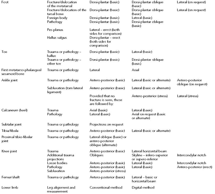 The Lower Limb - Clark's Positioning In Radiography - by A. S. Whitley