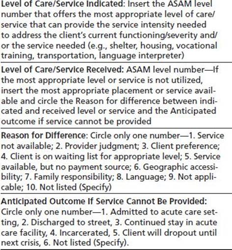 The ASAM Criteria and Matching Patients to Treatment - The ASAM ...
