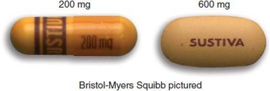 EFAVIRENZ: Sustiva - Top 300 Pharmacy Drug Cards